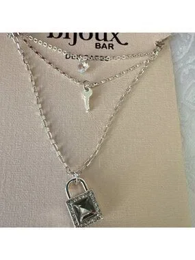 Bijoux Bar Delicates | Jewelry | Bijoux Delicates Silvertone 3 Chain ...